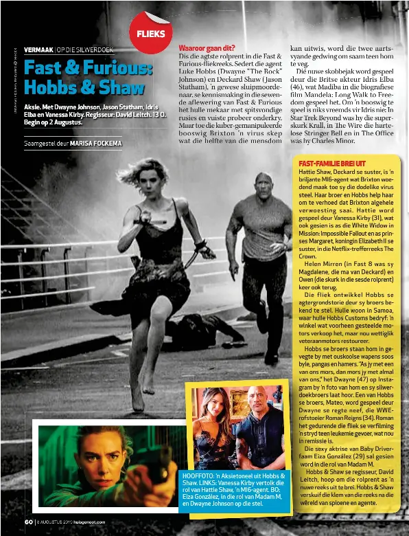 Fast & Furious: Hobbs & Shaw - PressReader