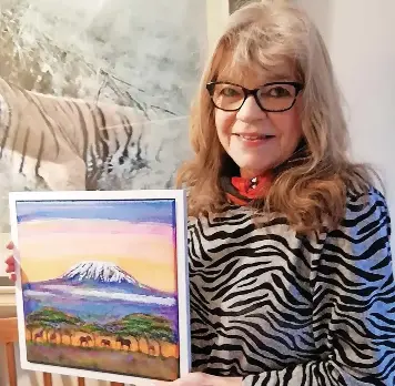 Going for gold Artist Jane marks her 50th year at town exhibition ...