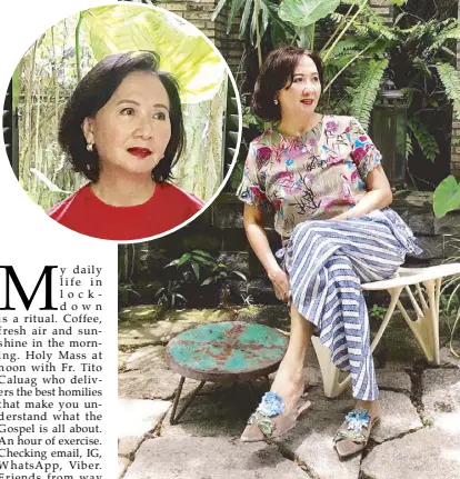 Fe Rodriguez: We need little to be happy. - PressReader