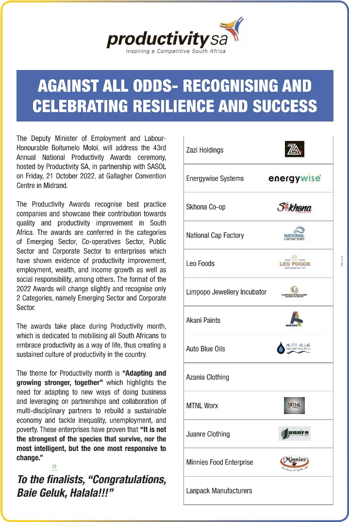 AGAINST ALL ODDS- RECOGNISIN­G AND CELEBRATIN­G RESILIENCE AND SUCCESS - PressReader