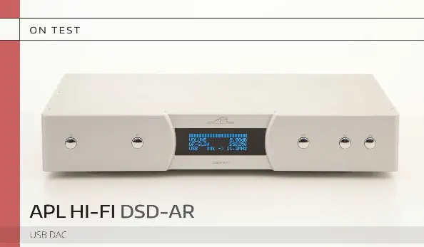APL HI-FI DSD-AR USB DAC - PressReader