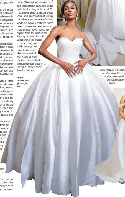 Sara Stanford says ‘I do’ to exclusive bridal line - PressReader