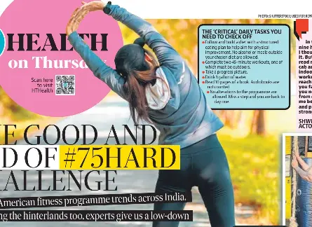 THE GOOD AND BAD OF #75HARD CHALLENGE - PressReader