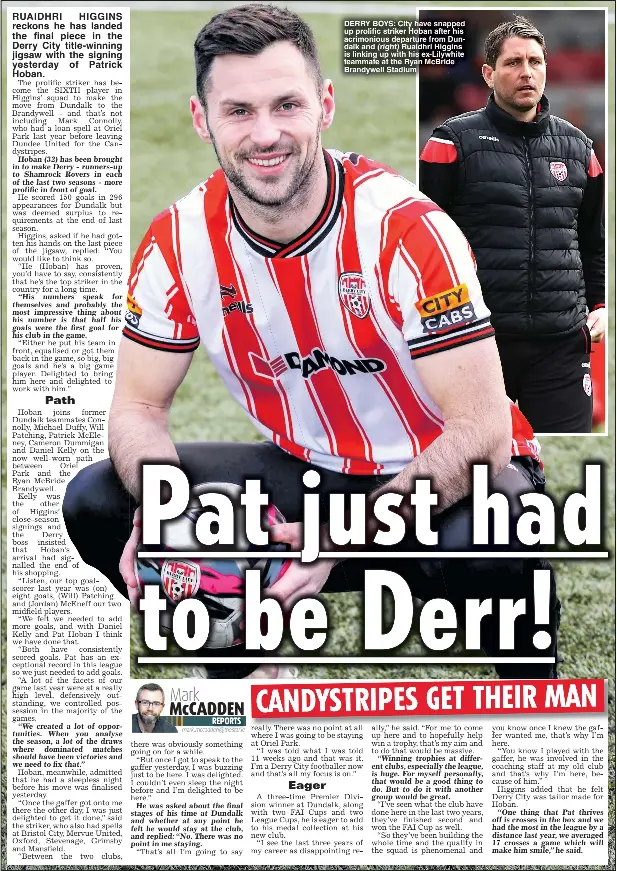 Pat just had to be Derr! - PressReader