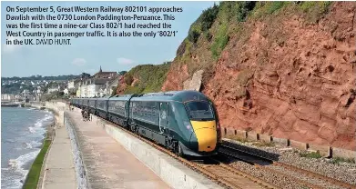 Great Western Railway introduces first nine-car 802/1’ - PressReader
