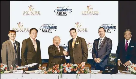 SOLAIRE PARTNERS WITH MABUHAY MILES: - PressReader