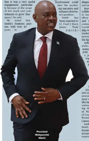 Masisi engages LL Cool J’s wife in diamond deal - PressReader