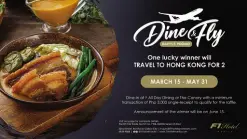 F1 Hotel Manila: Dine and Fly to Hong Kong for 2 - PressReader