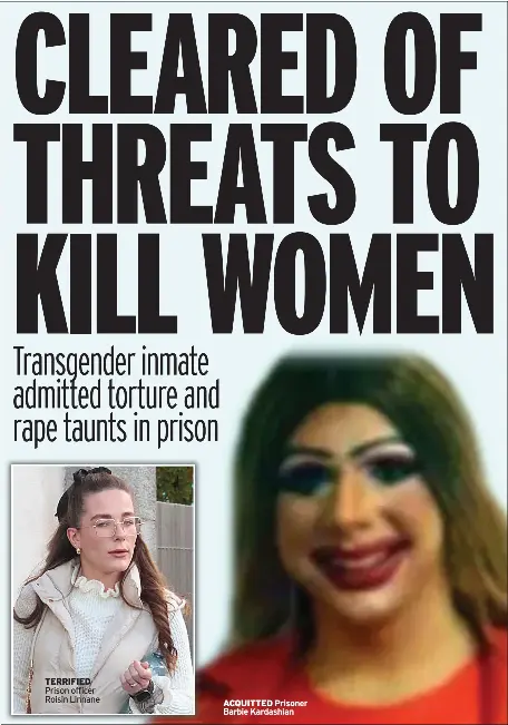 CLEARED OF THREATS TO KILL WOMEN - PressReader