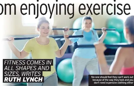 Don’t let body shame stop you from enjoying exercise - PressReader