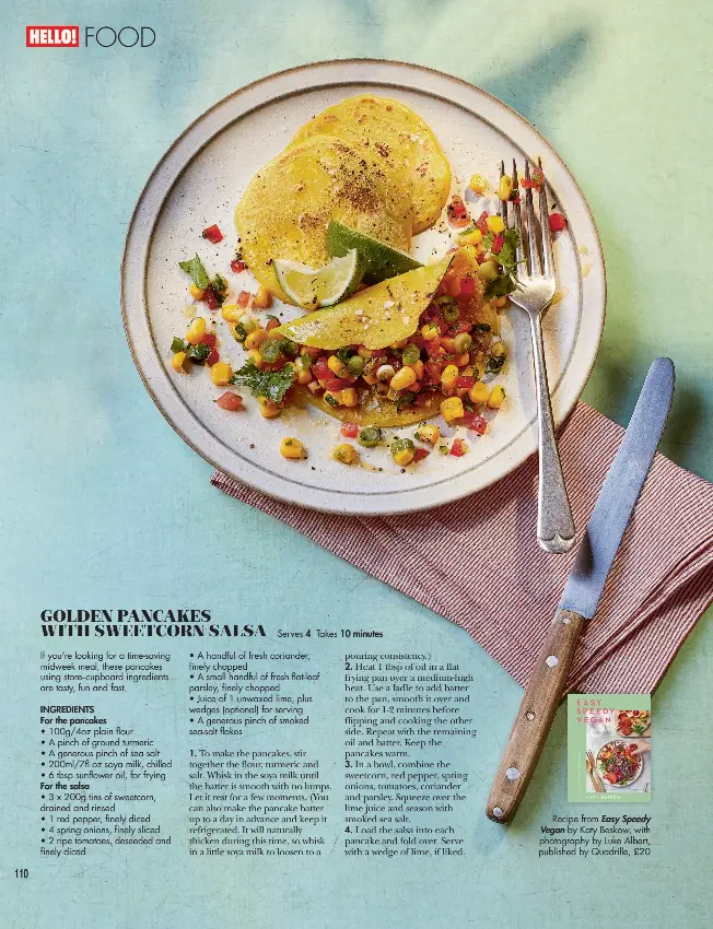 GOLDEN PANCAKES WITH SWEETCORN SALSA - PressReader
