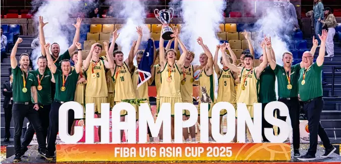 Aussies score ‘ 4- peat’ at FIBA U16 Asia Cup - PressReader