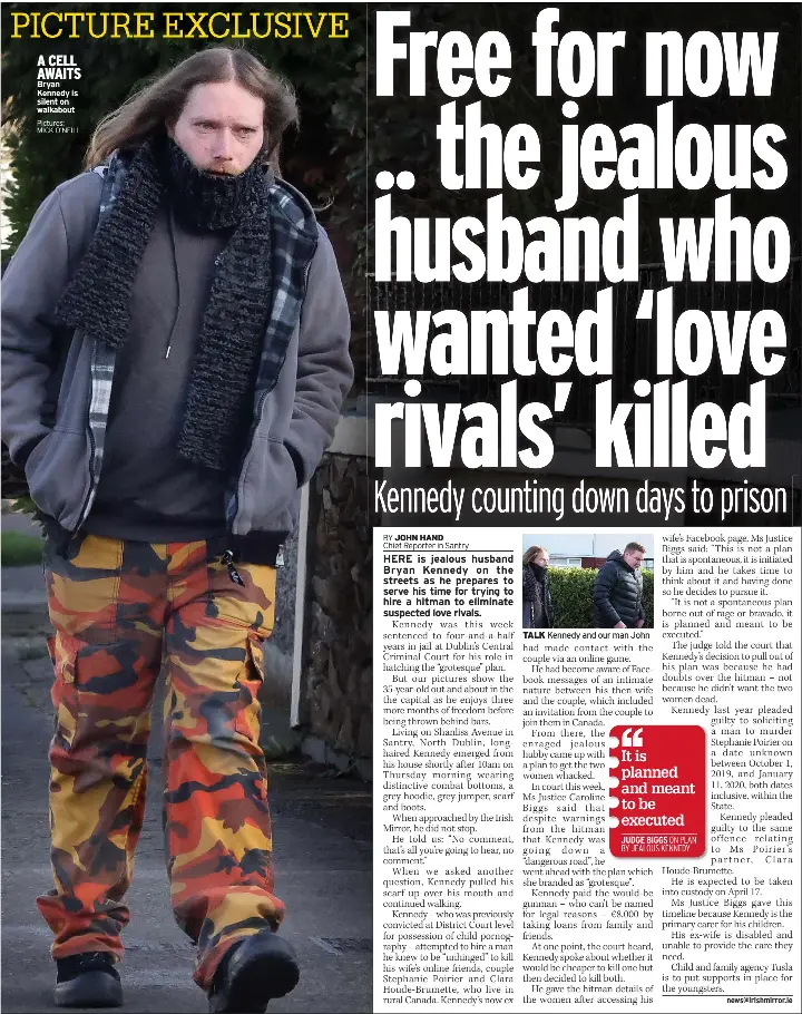 Free for now .. the jealous husband who wanted ‘love rivals’ killed - PressReader