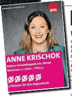 Wo Anne Krischok verschwind­et, taucht Claudius von Rüden auf - PressReader