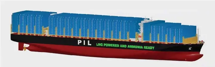 Constructi­on of PIL’s first 14,000 LNG dual-fuel TEU vessel begins ...