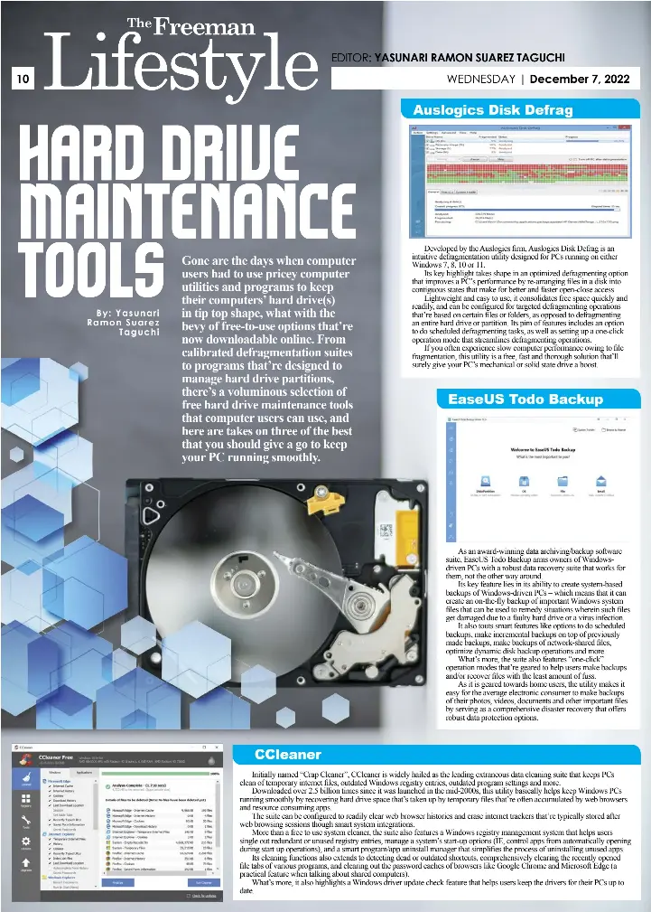 Hard Drive Maintenanc­e Tools - PressReader
