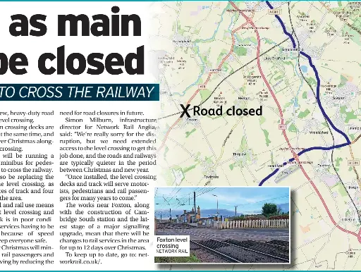 Warning as main road to be closed - PressReader