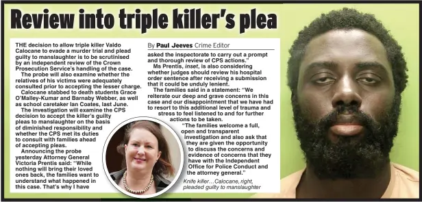 Review into triple killer’s plea - PressReader
