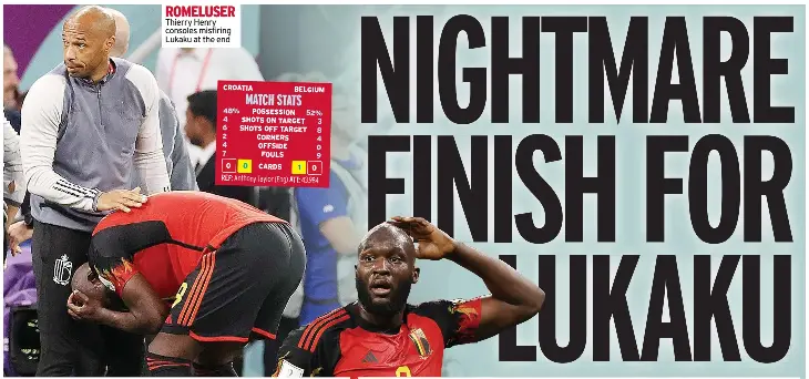 NIGHTMARE FINISH FOR LUKAKU - PressReader