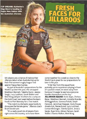 FRESH FACES FOR JILLAROOS - PressReader