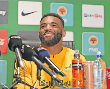 The Green and Gold is everything to me, says Tshituka - PressReader