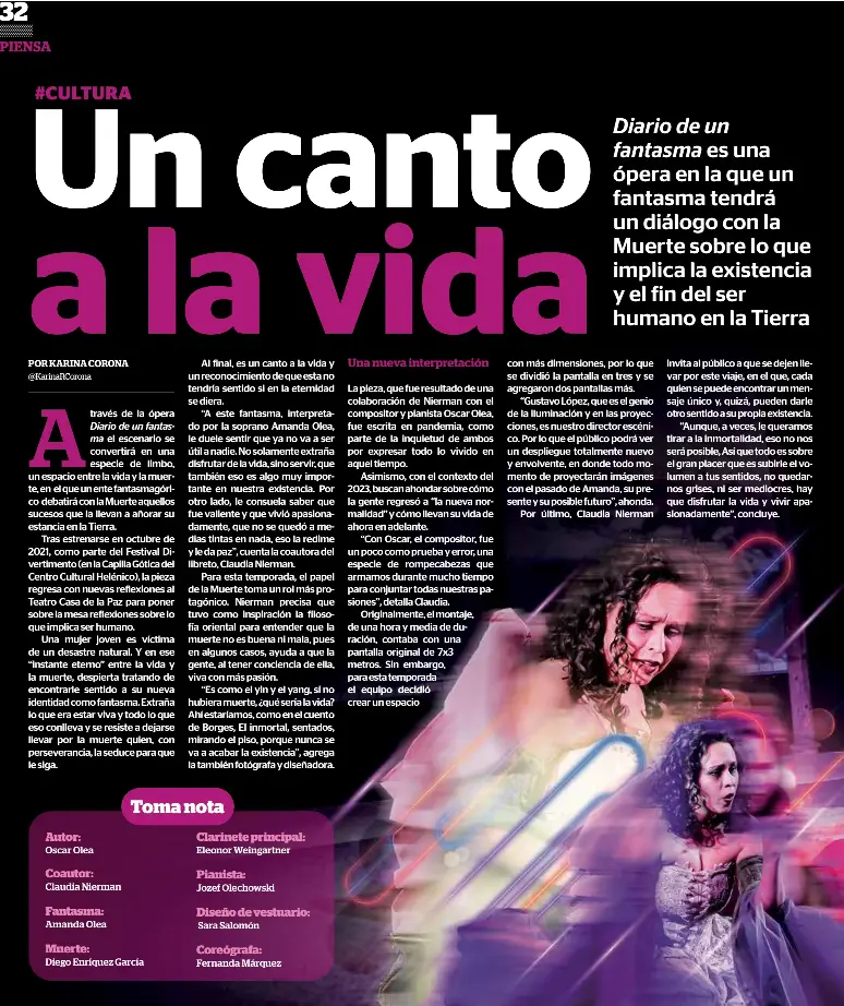 Un canto a la vida - PressReader