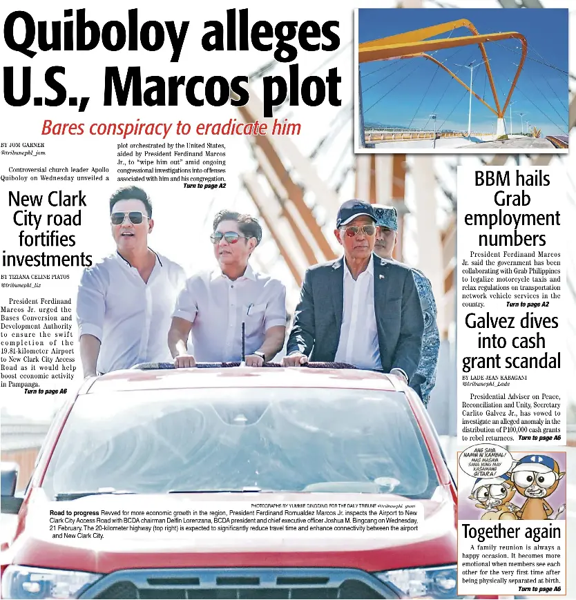 Quiboloy alleges U.s., Marcos plot - PressReader