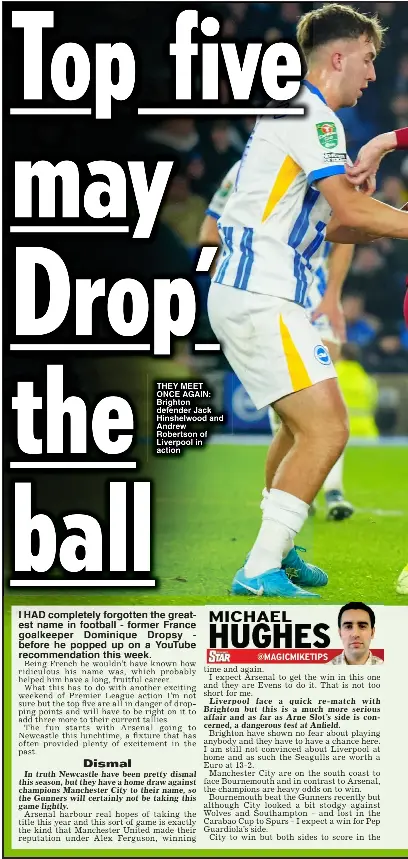 TOP FIVE MAY DROP’ THE BALL POOL AND SPURS MAY WEEKEND BUT THERE’S VALUE IN FA CUP - PressReader