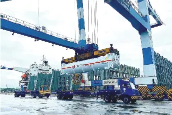 Bintulu Port the first LNG ISO tank export hub - PressReader