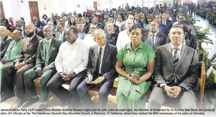 Jamaicans being distracted by shiny, empty things — Holness - PressReader