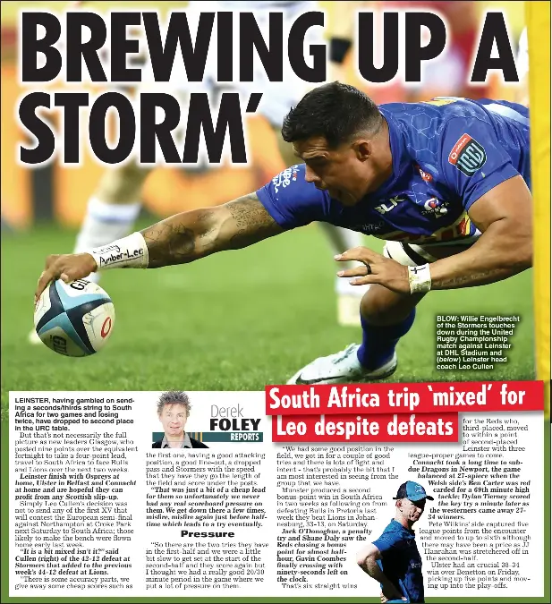 RUGBY BREWING UP A STORM’ - PressReader