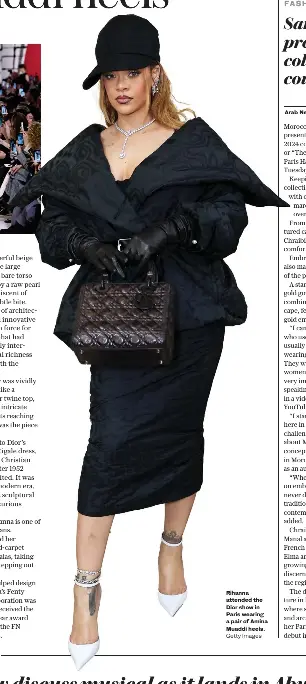Rihanna graces Dior show in Amina Muaddi heels - PressReader