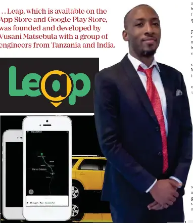 Leap: A taxi App to bring convenienc­e to emaSwati - PressReader