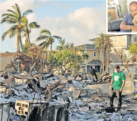 Man dies trying to save friend’s pet dog from Hawaii wildfire - PressReader