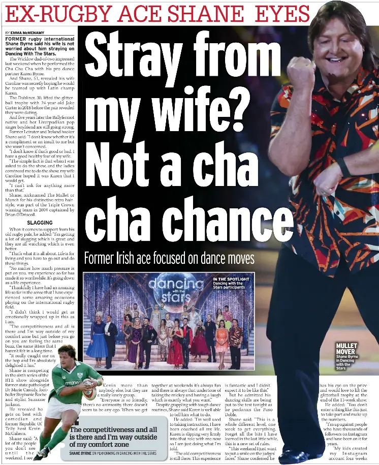 Stray from my wife? Not a cha cha chance - PressReader