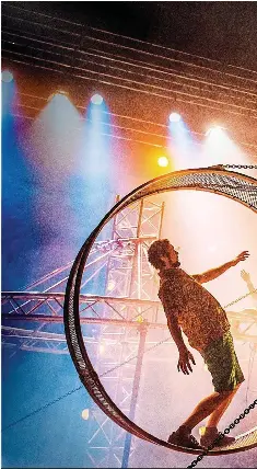 Speaks to the adrenaline­junkie performers of Finnish circus troupe ...