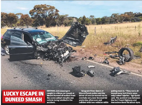 LUCKY ESCAPE IN DUNEED SMASH - PressReader