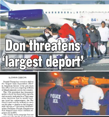Don threatens 'largest deport' - PressReader