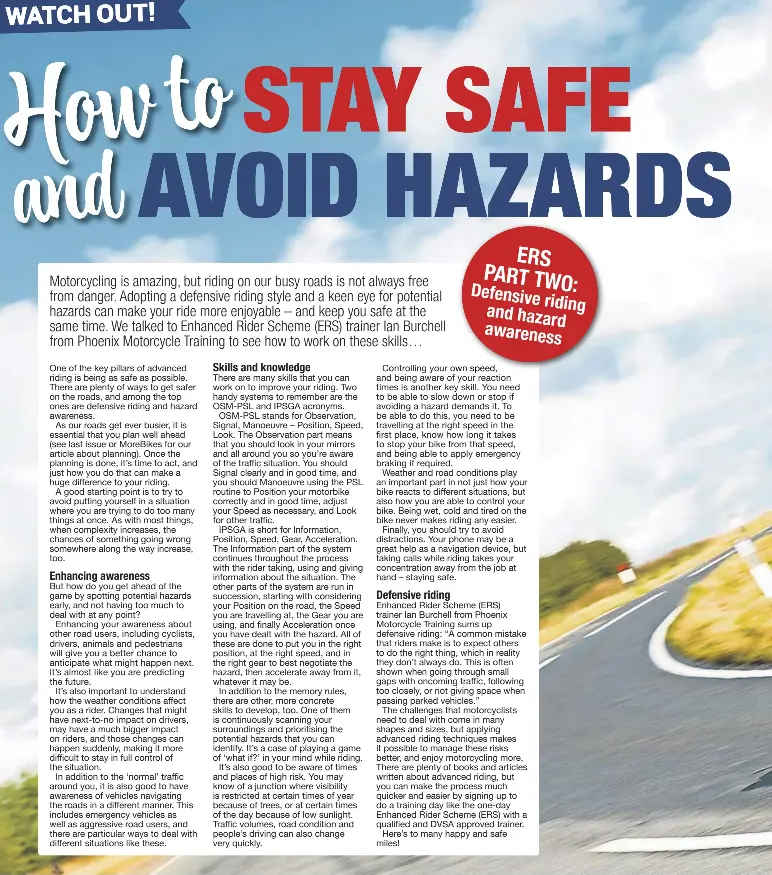 HOW TO STAY SAFE AND AVOID HAZARDS - PressReader