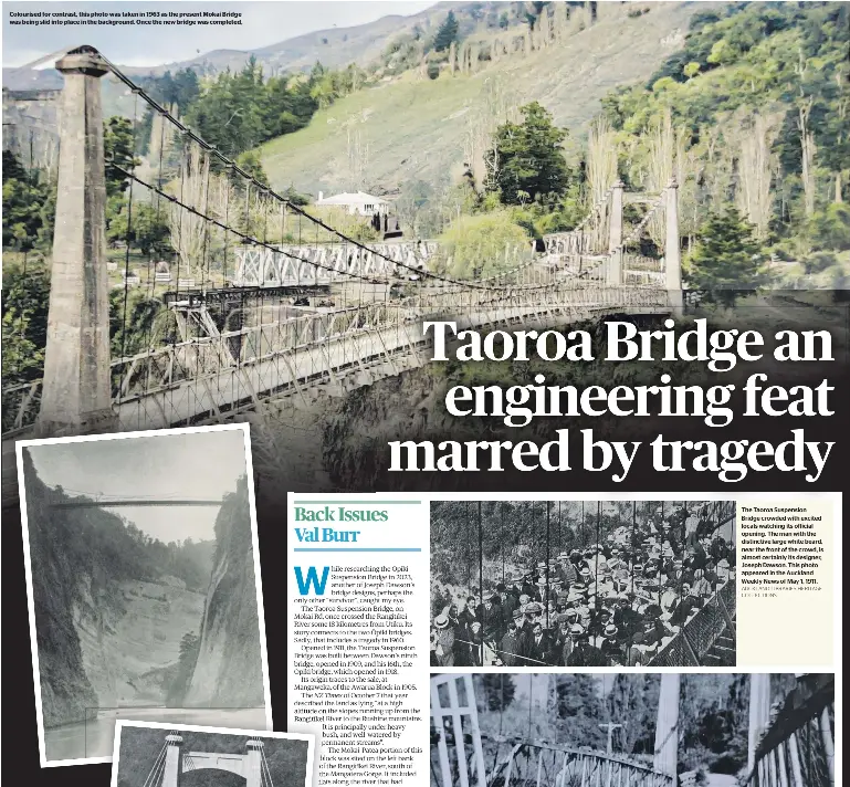 Taoroa Bridge an engineerin­g feat marred by tragedy - PressReader