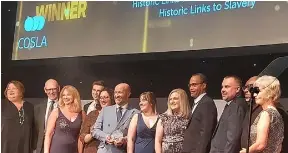 Slavery project wins award - PressReader