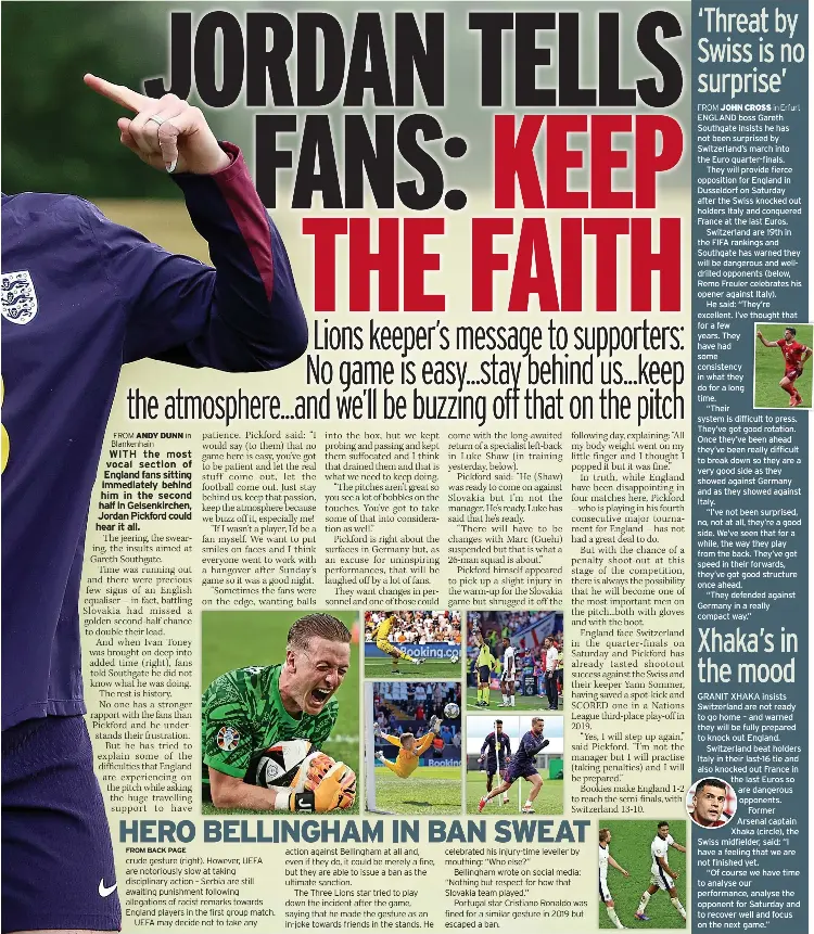 JORDAN TELLS FANS: KEEP THE FAITH - PressReader