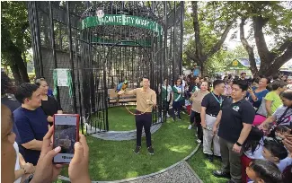 Cavite City opens aviary in the historic Samonte Park - PressReader