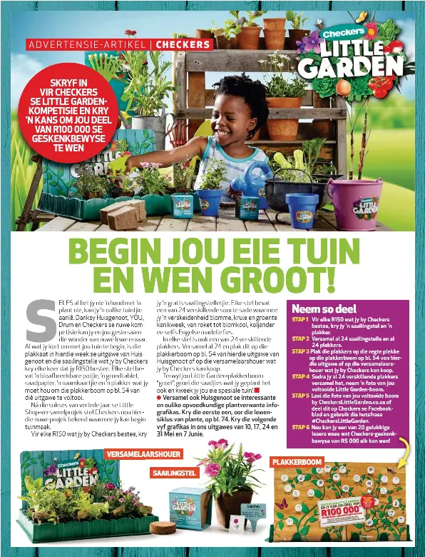 BEGIN JOU EIE TUIN EN WEN GROOT! - PressReader