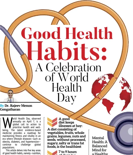 Good Health Habits: A Celebratio­n of World Health Day - PressReader