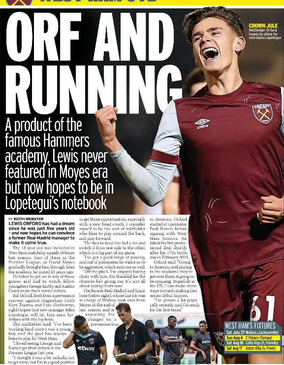 ORF AND RUNNING - PressReader