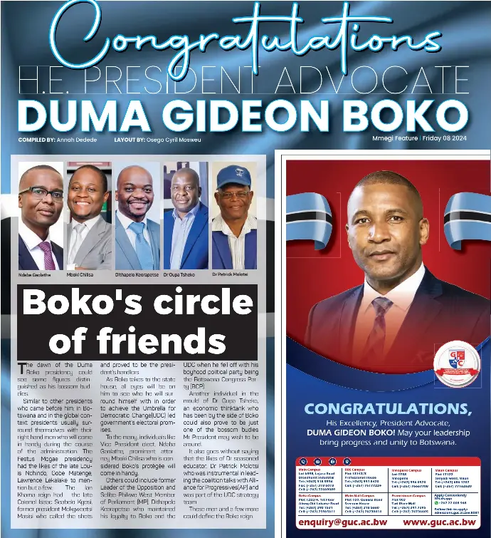 Boko's circle of friends - PressReader