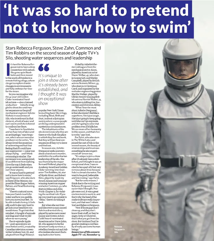 ‘It was so hard to pretend not to know how to swim’ - PressReader