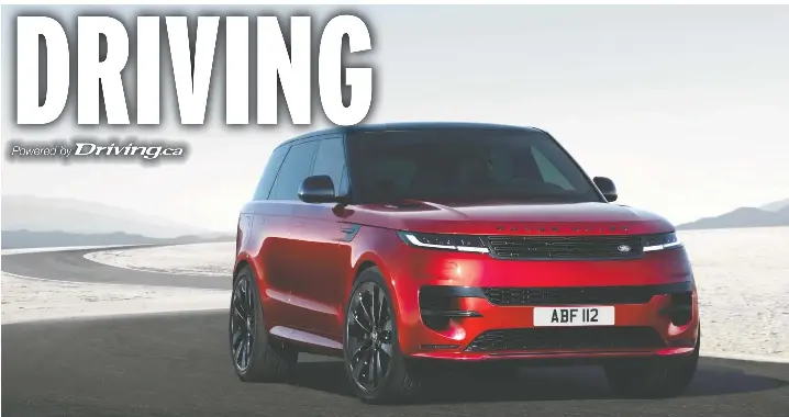 2023 Range Rover sports sleek new look - PressReader