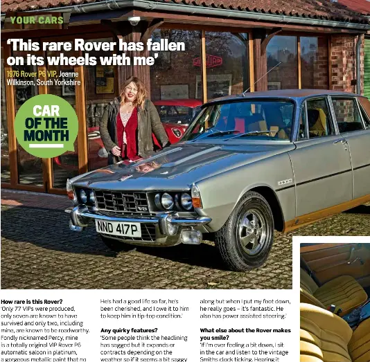 ‘This rare Rover has fallen on its wheels with me’ - PressReader